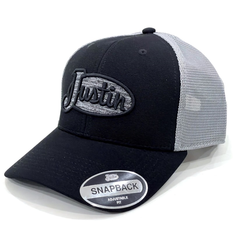 Boné Justin Importado JCBC721-BLK - Crisecia