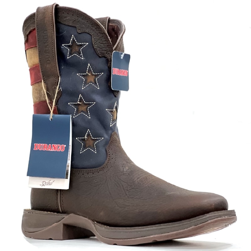 Bota Durango Importada Rebel Marrom/USA DDB0328 - Crisecia