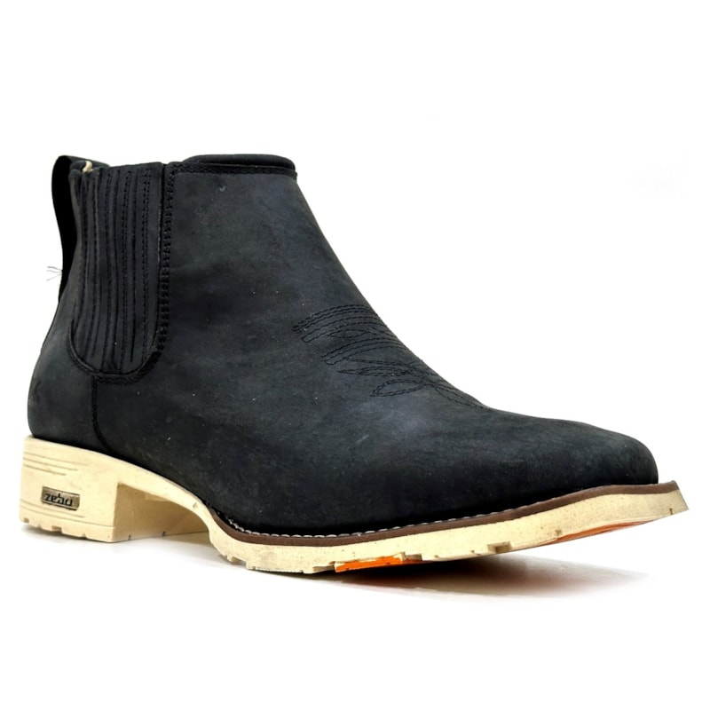 Botina Zebu Flex 57021 MS 01 Preto - Crisecia
