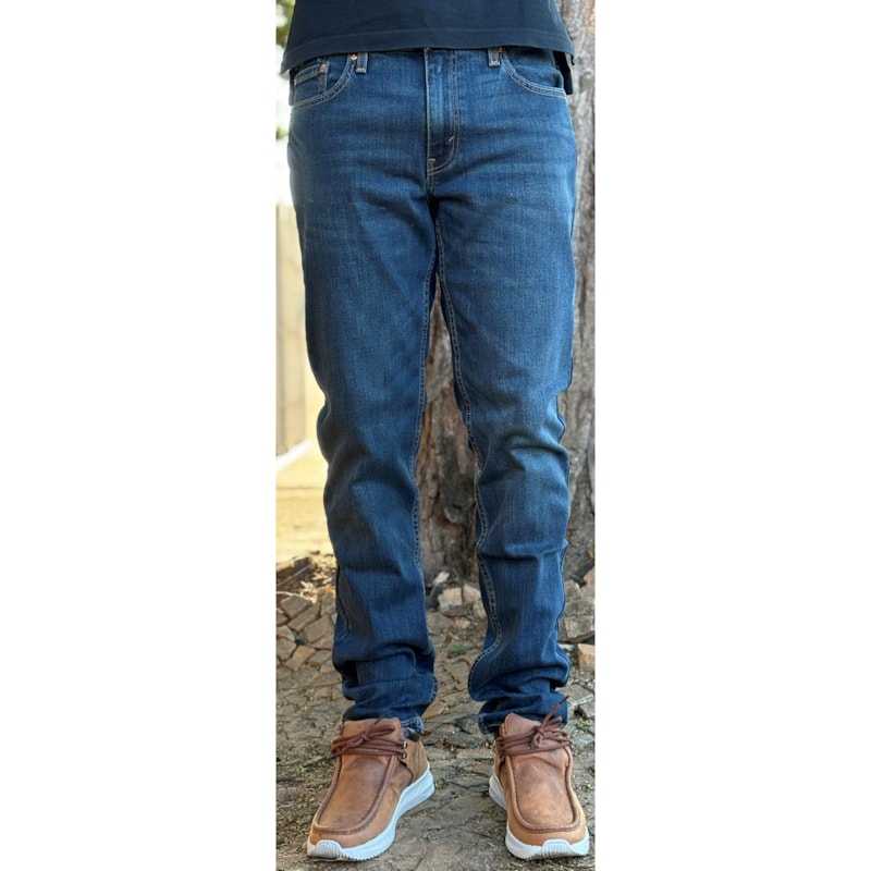 Calça Levi's 511 Slim Fit 045111390 Jeans Escuro - Crisecia