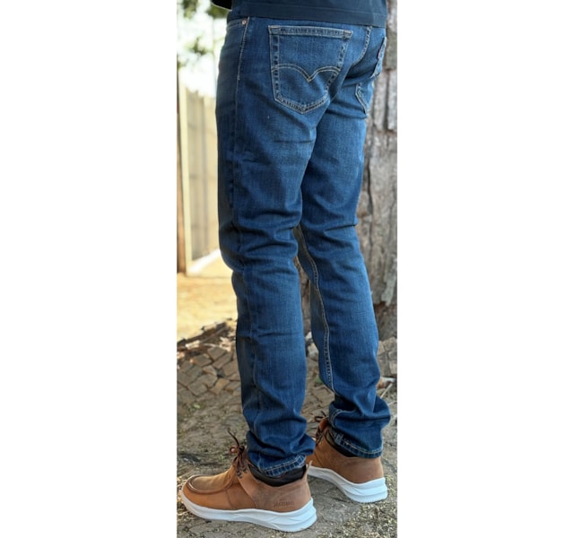 Calça Levi's 511 Slim Fit 045111390 Jeans Escuro - Crisecia