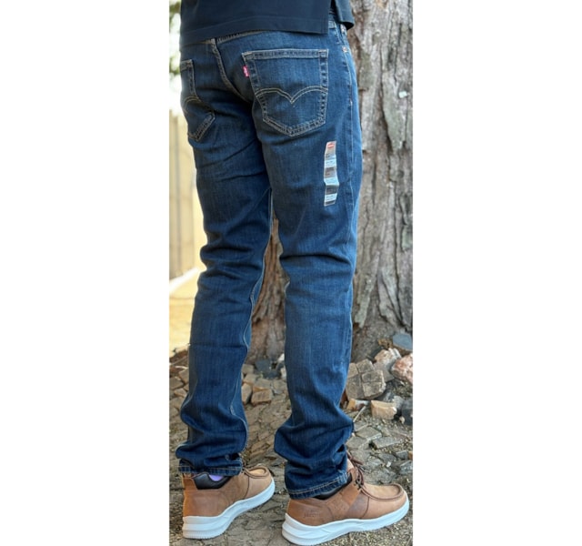 Calça Levi's 511 Slim Fit 045111390 Jeans Escuro - Crisecia
