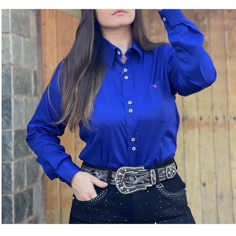 Camisete Laço Azul Royal 3107L - Crisecia