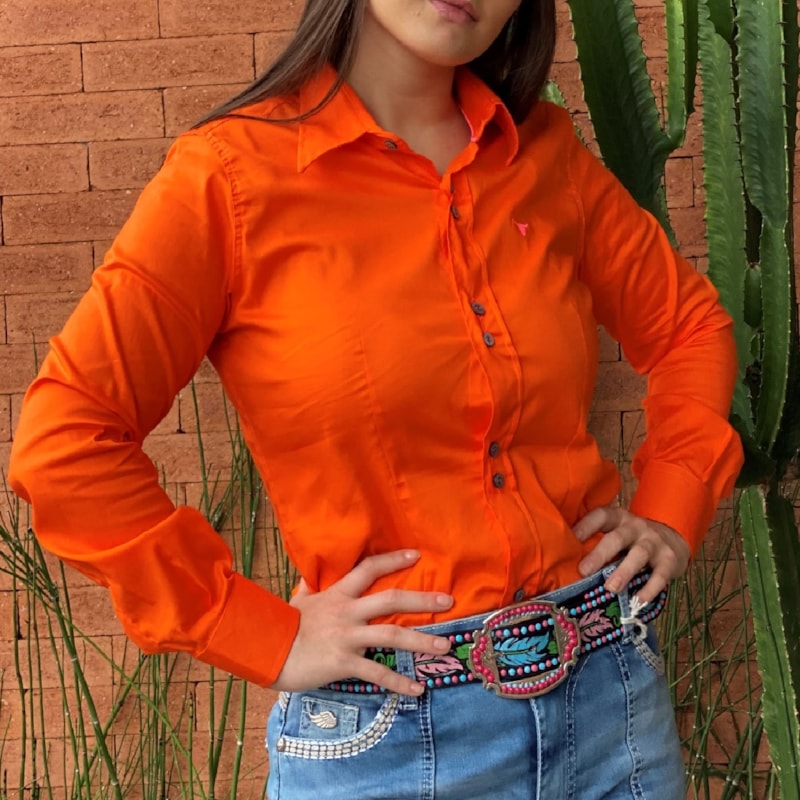 Camisete Laço Forte 3107LB Laranja - Crisecia