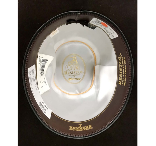Chapéu Resistol 7x Chute 5 Chocolate - Crisecia Chapéu Resistol 7x Chute 5 Chocolate - Crisecia