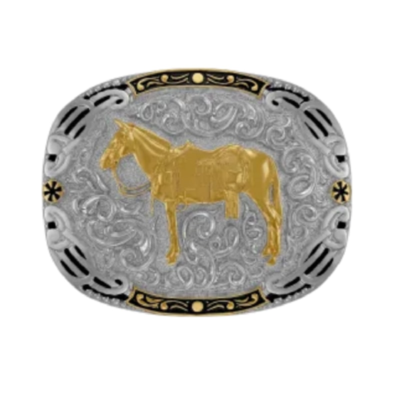 Fivela Sumetal Mula Traiada 14427F - Crisecia