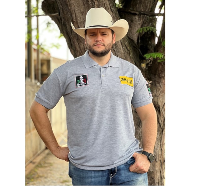 Polo Mexican Shirts 0080 Cinza Crisecia
