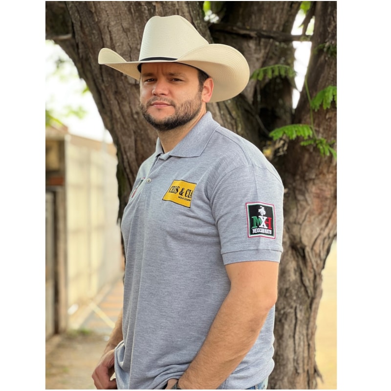 Polo Mexican Shirts 0080 Cinza Crisecia
