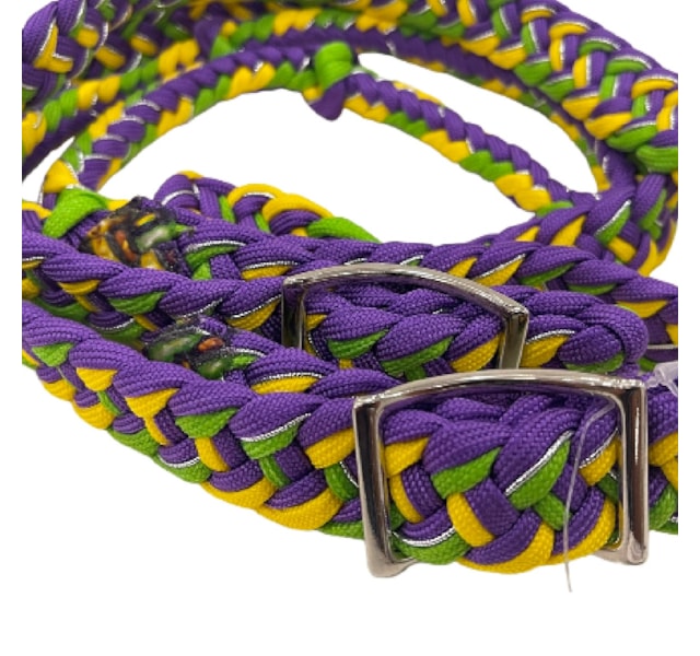 Rédea Weaver de Nylon Trançado Colorido 35-2051-B18 - Crisecia