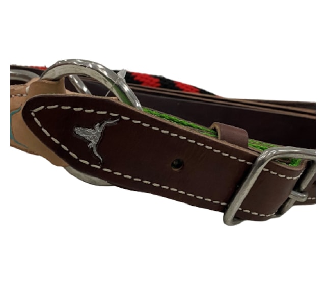 Sedém Indiana Ranch Completo Algodão Vermelho/Preto 11786-A - Crisecia